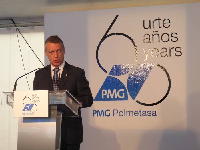 Iñigo Urkullu: "Polmetasa eredugarria da guretzako" - Arrasate - Goiena.eus